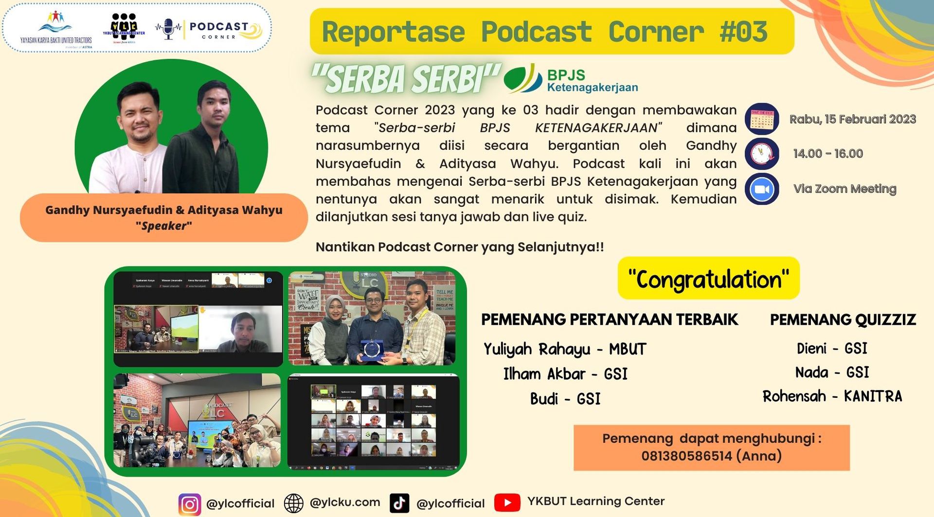 PODCAST CORNER #03 | YLC